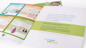 Colgate-Palmolive employee wellness calendar design