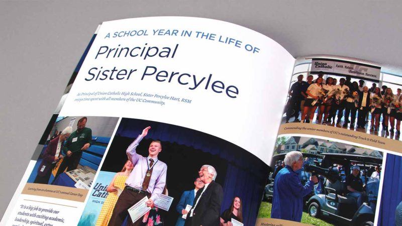 Catholic School Magazine Design - Union Catholic