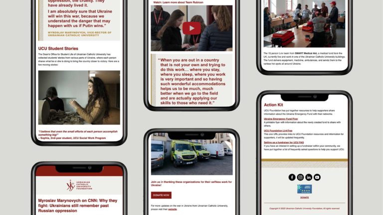 Ukrainian Catholic University Foundation Branding - Trillion Creative