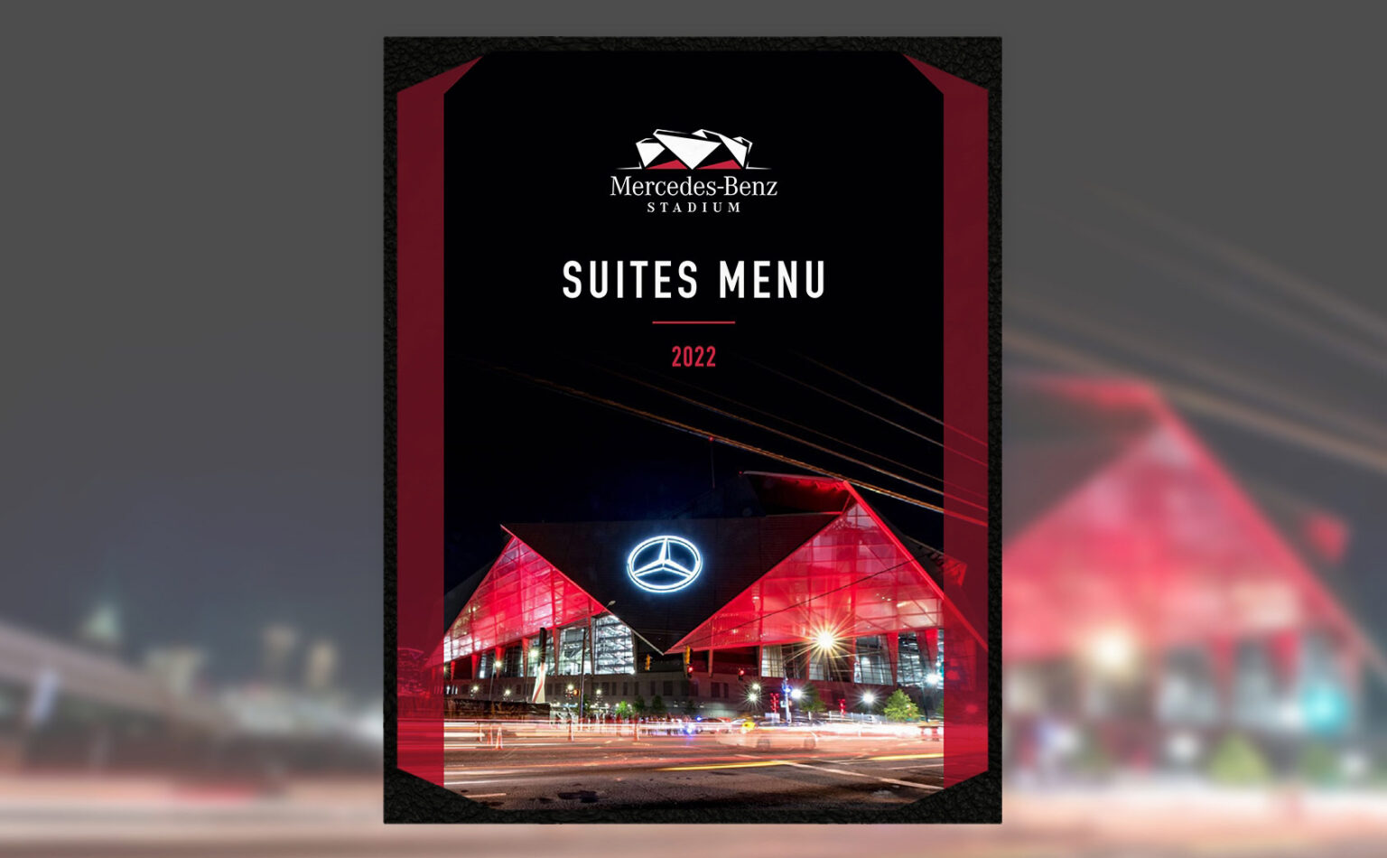 Mercedes-Benz Stadium Suites Menus for Levy Restaurants - Trillion Creative