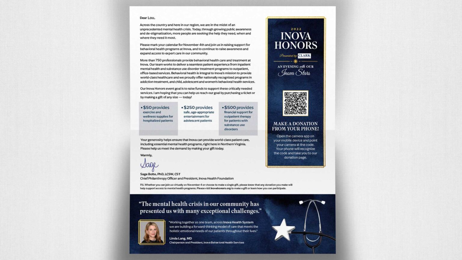 Inova Health Foundation Gala Event Branding Trillion Creative